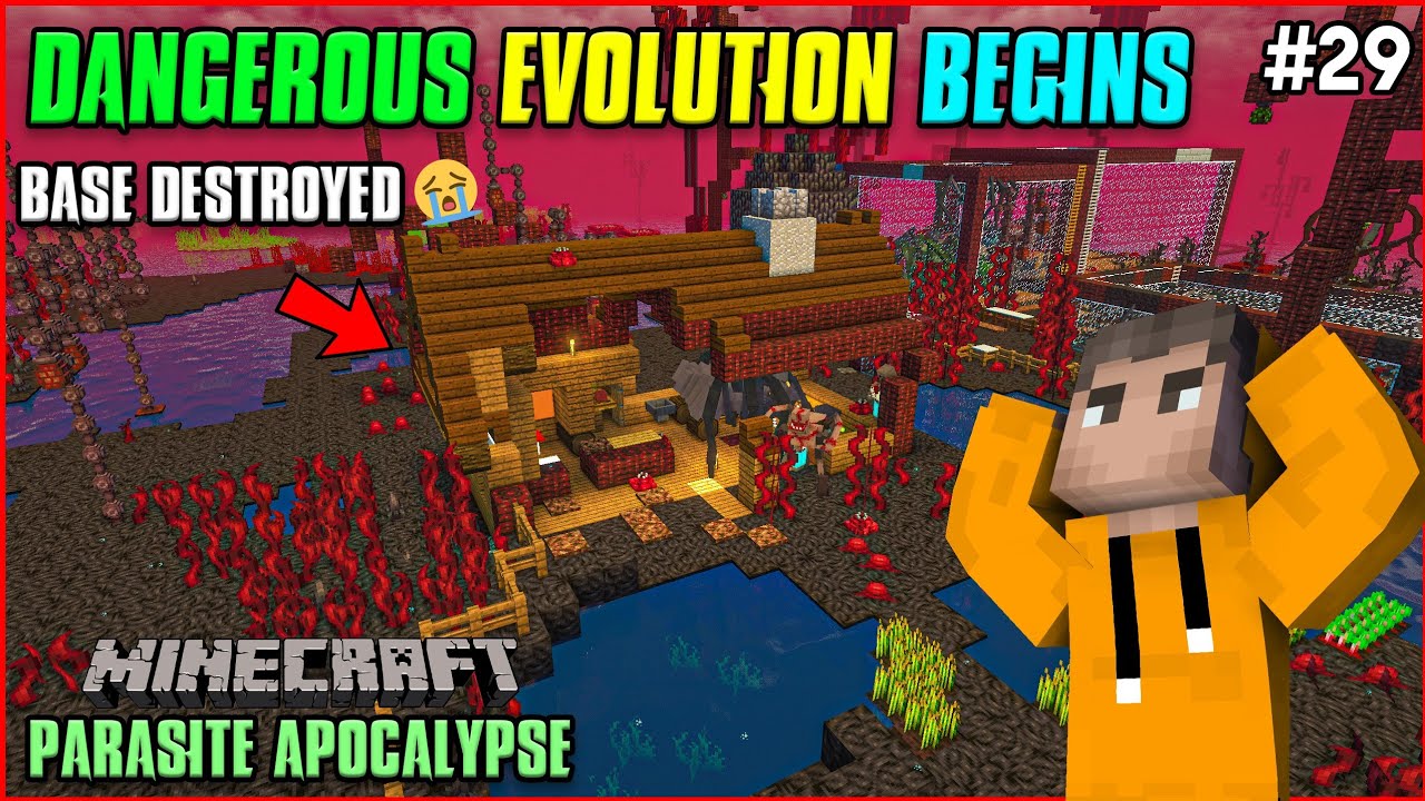 Dangerous Evolution Begins | Minecraft Parasite Apocalypse | In Telugu ...