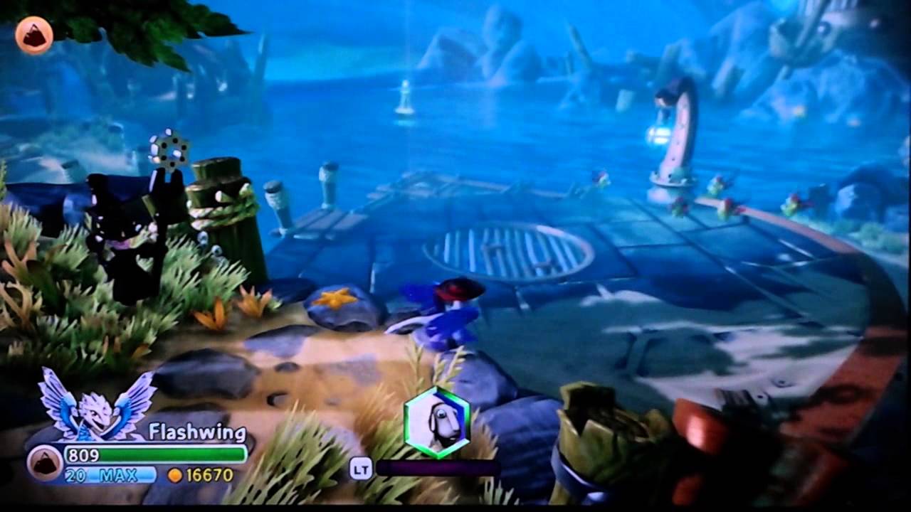 Skylander Trap Team Brawlrus Defeated - YouTube