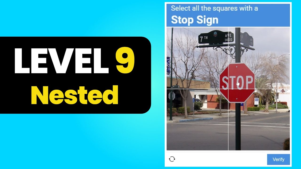Level 9 (Stop Sign) - I’m Not a Robot - Game by Neal.Fun - Solution ...