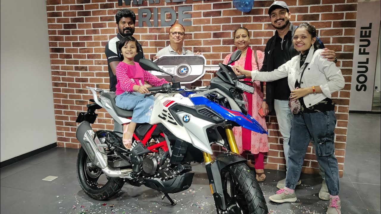 BMW gs 310 bike delivery , thane bmw motorad, - YouTube