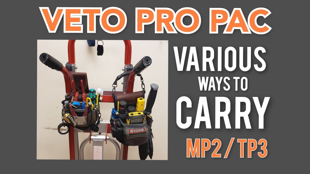 VETO PRO PAC MP2 / TP3 - Various ways to carry - YouTube