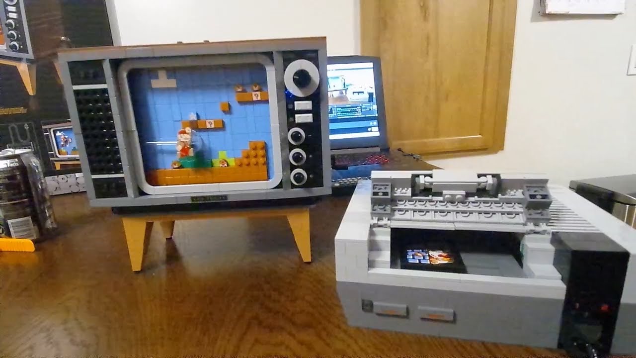 LEGO NES/TV TIMELAPSE 10HRS IN 10MIN 2646PC - YouTube