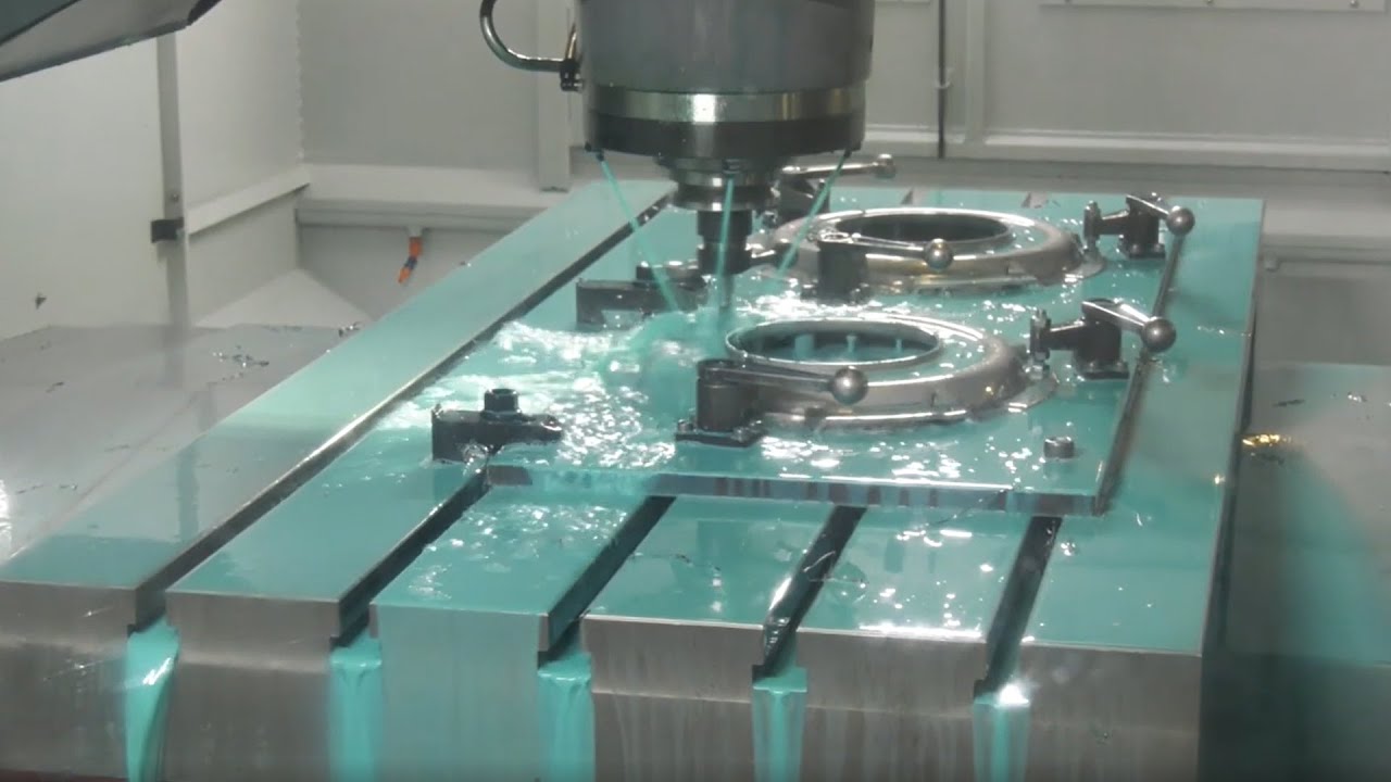 Over 800mm Y axis on this HD VMC installed at ENS Precision - YouTube