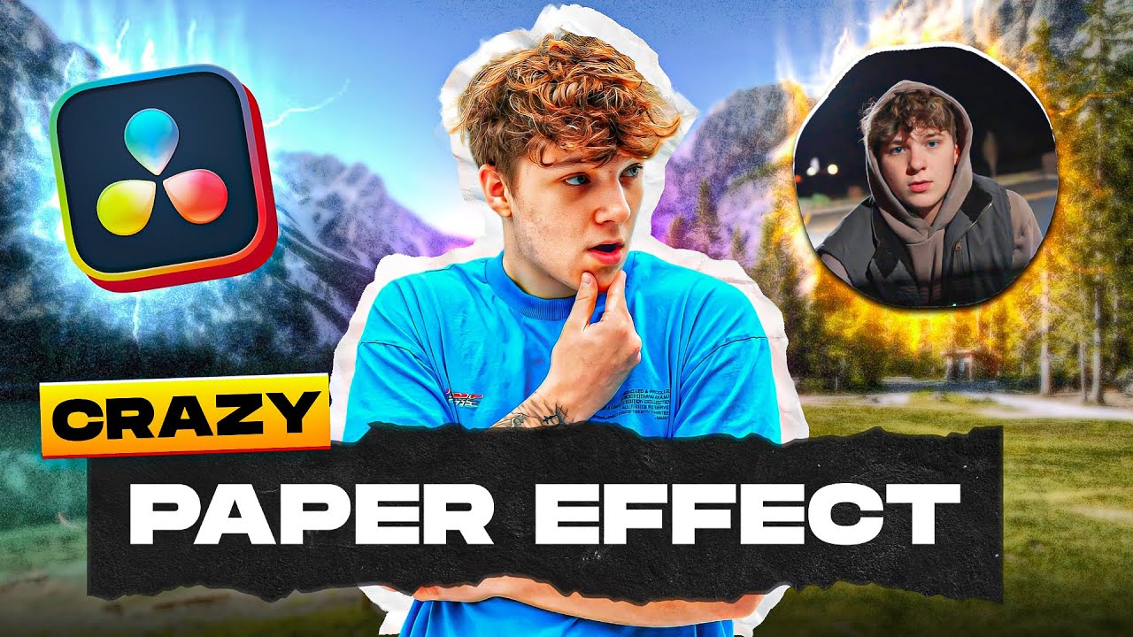 How I created this PAPER COLLAGE Transition Effect - YouTube