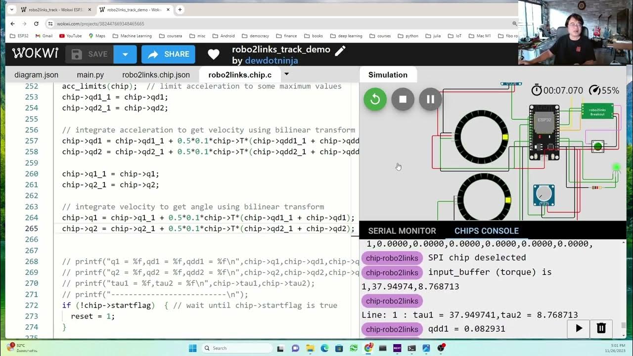 Timing difference between ESP32 and custom chip in Wokwi simulation ...