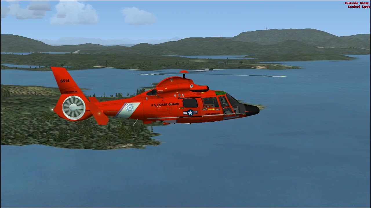 Coast Guard Dauphin Helicopter Fsx