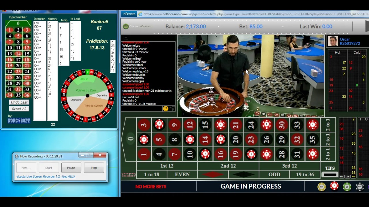 Roulette Software (RRSYS) +250 units in about 30mins - YouTube
