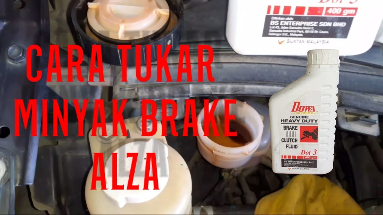 Cara tukar minyak brake kerita. - YouTube
