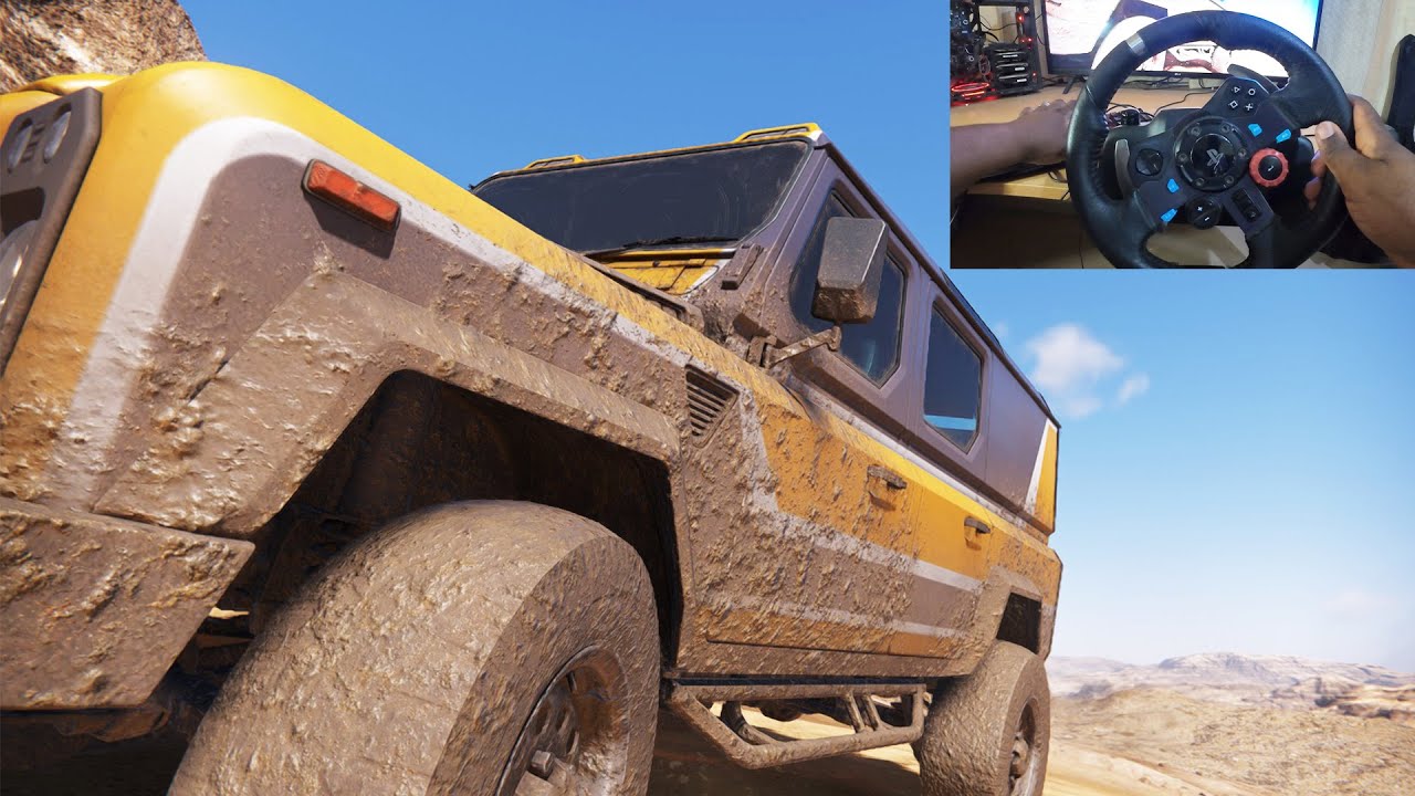 RoadCraft - Land Rover Defender 110 Desert Off Road with G29 Steering ...