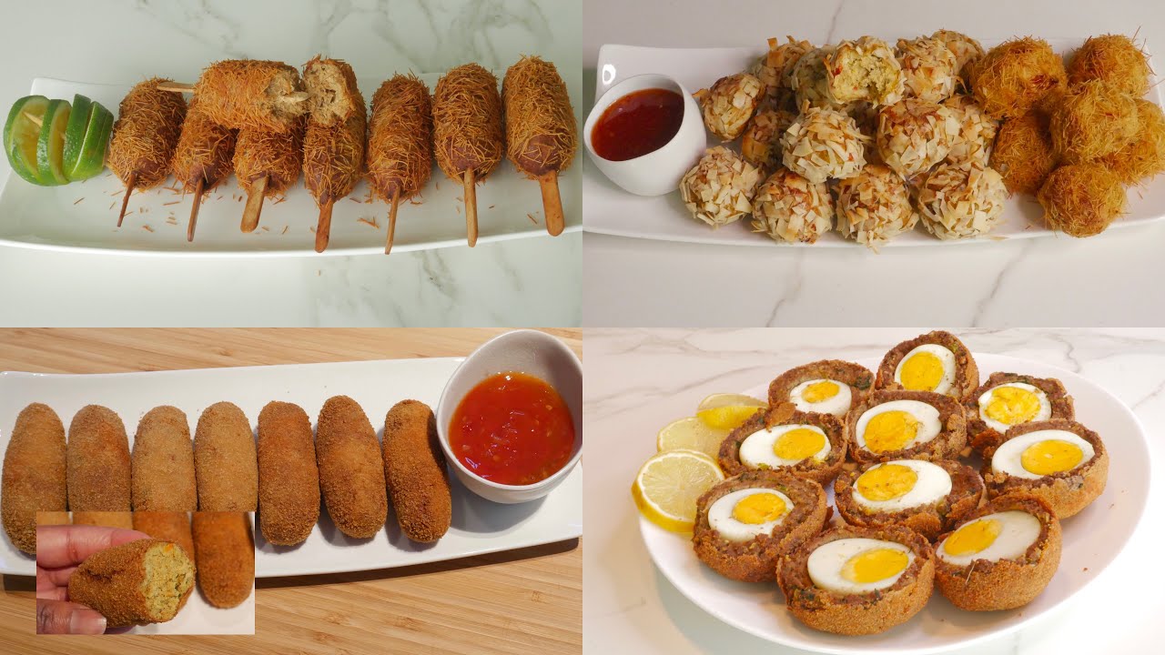 Mapishi aina 4 za kababu za kuku,nyama na samaki | Bites za Ramadan ...