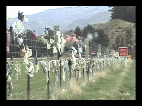 Cardrona Bra Fence in New Zealand - YouTube