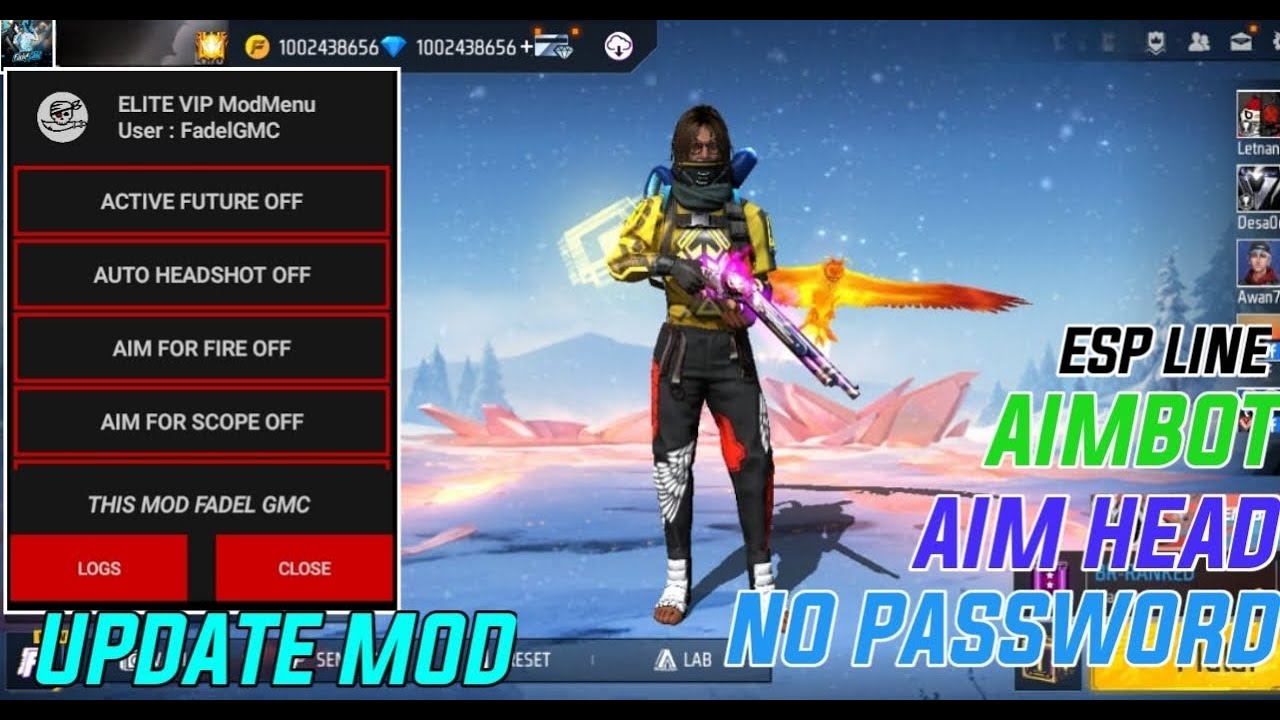 CHEAT FF TERBARU AUTO HEADSHOT KILL 2023 MOD MENU NEW UPDATE ELITE VIP SETELAH MAINTENANCE - YouTube