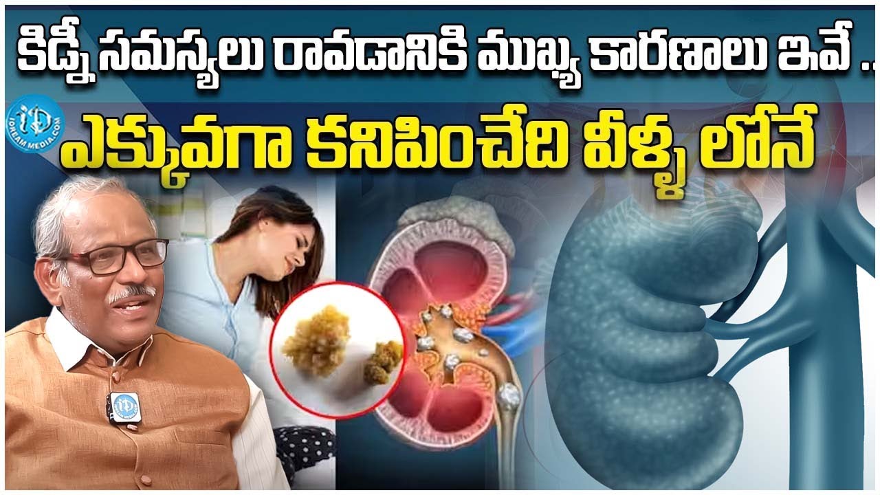 Dr Balakrishna - Reasons For Kidney Problems || Kidney Disease Symptoms ...