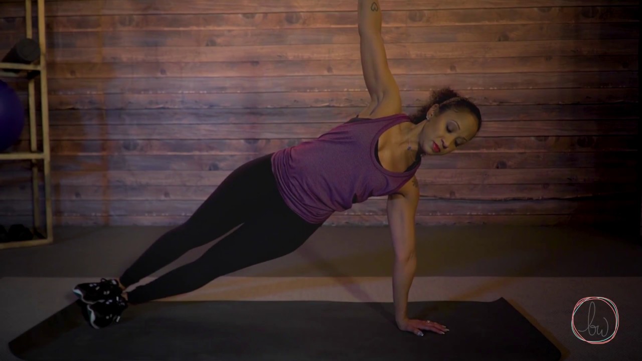 SWEAT by BW: Core Stability Workout - Starfish Plank - YouTube