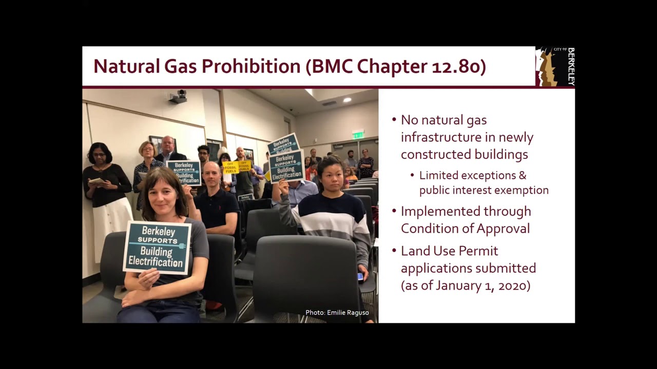 Electrification Updates from Berkeley: Sarah Moore, City of Berkeley ...