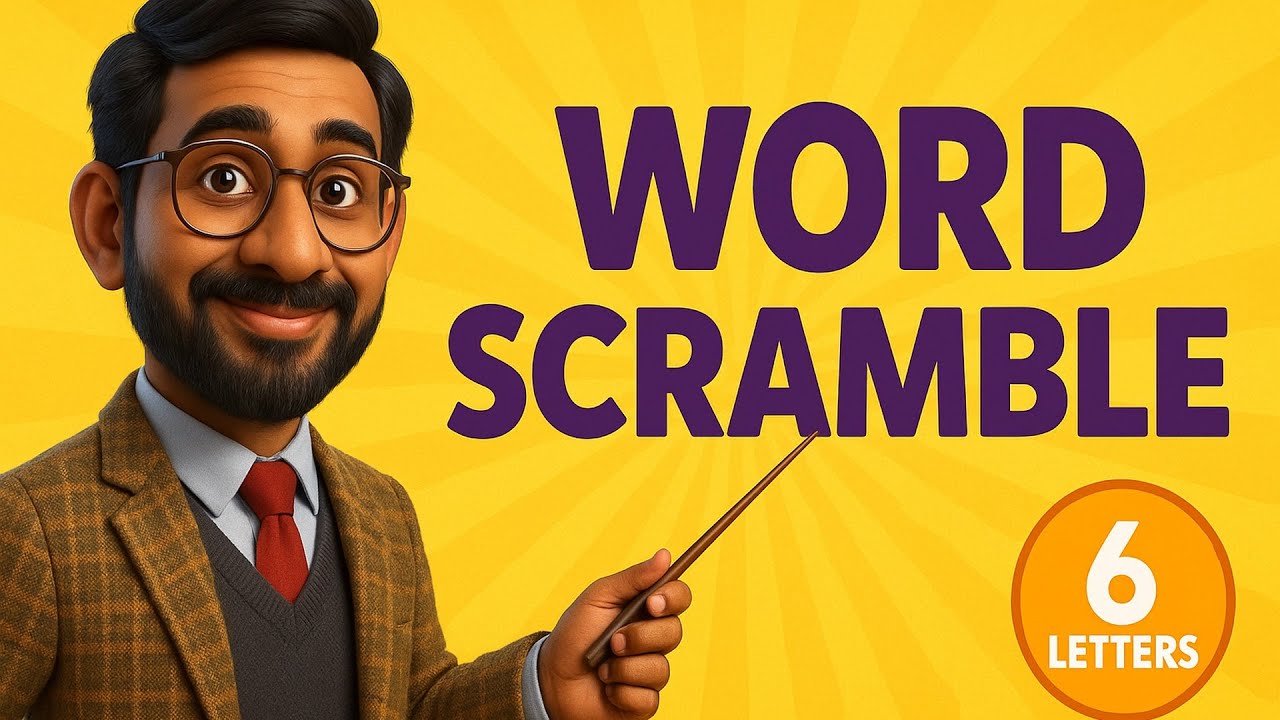 DAILY WORD SCRAMBLE #7 | 6 Letters - Moderate | A Tricky One Today ...