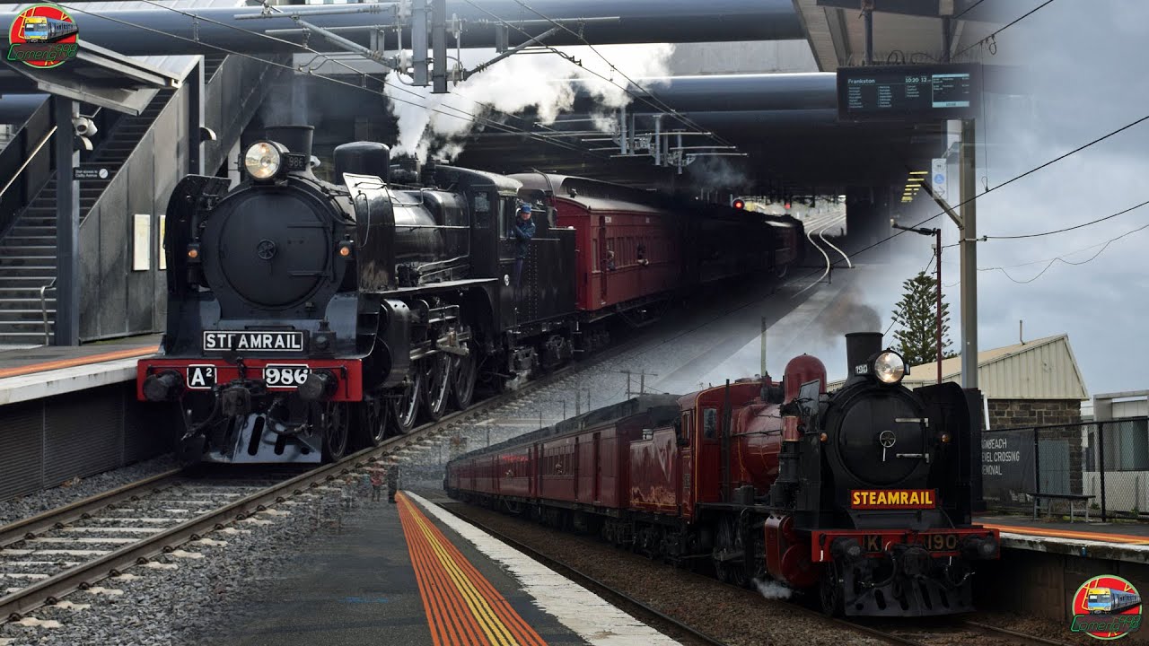 Steam Shuttles on the Frankston Line | Steamrail - Moorabbin Bayside ...