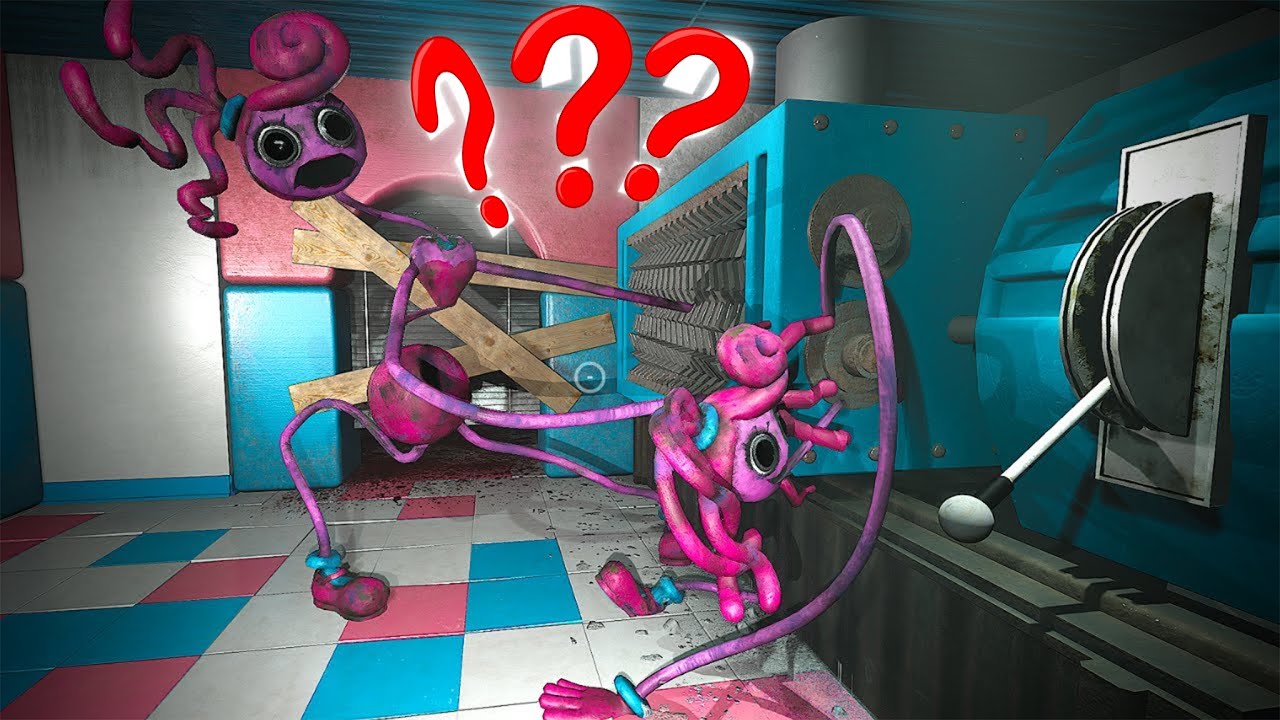 Destroying Kill All Character Death With The Grinder in Poppy Playtime ...