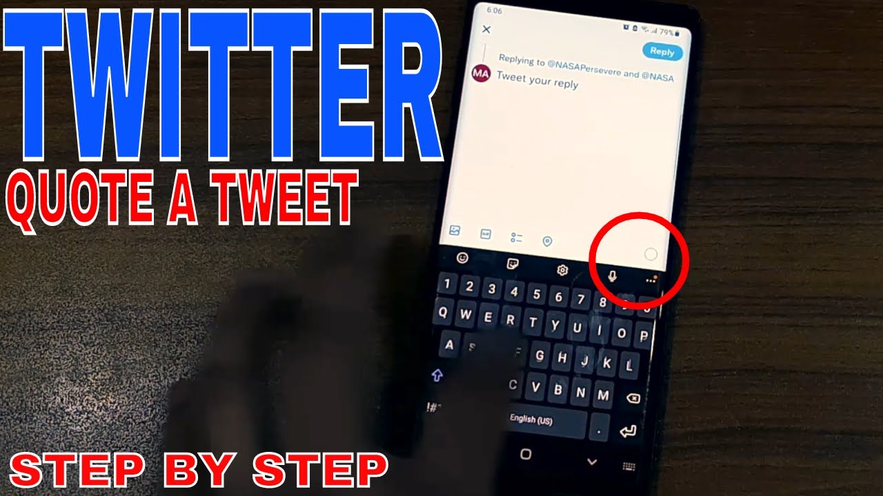 How To Quote A Tweet On Twitter 🔴 - YouTube
