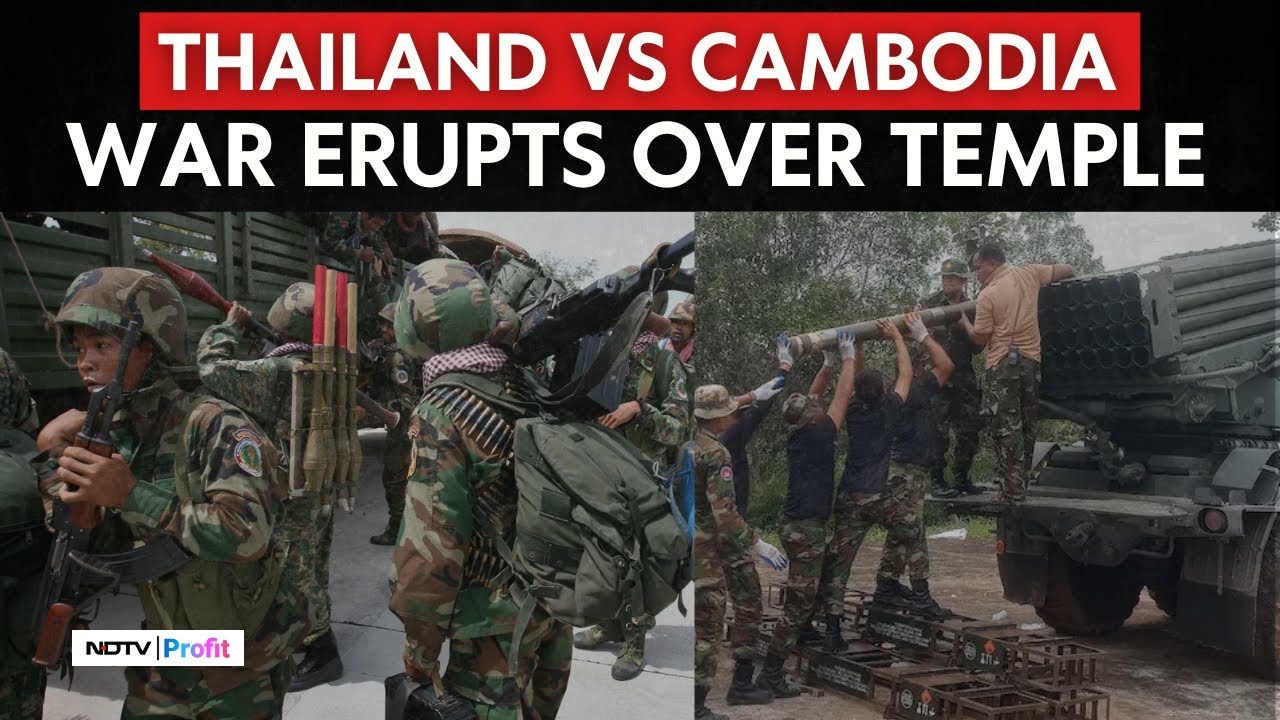 Thailand Cambodia War Update: 14 Killed In Clashes Over A Temple - YouTube
