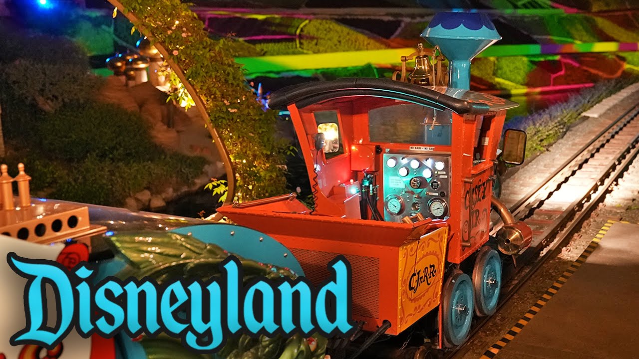 Casey Jr. Circus Train at Night - Disneyland Rides 2023 [4K60 POV ...
