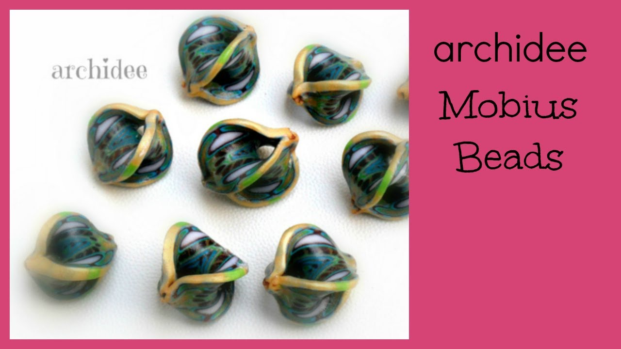 Tutorial | Polymer Clay | DIY Mobius Beads - YouTube