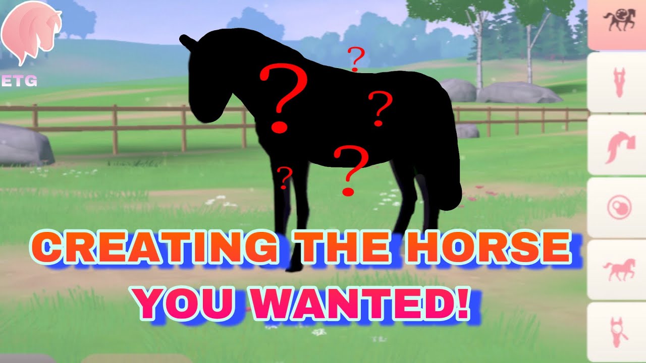 CREATING THE HORSE MY SUBSCRIBERS DESIGNED! Equestrian the game [ETG ...