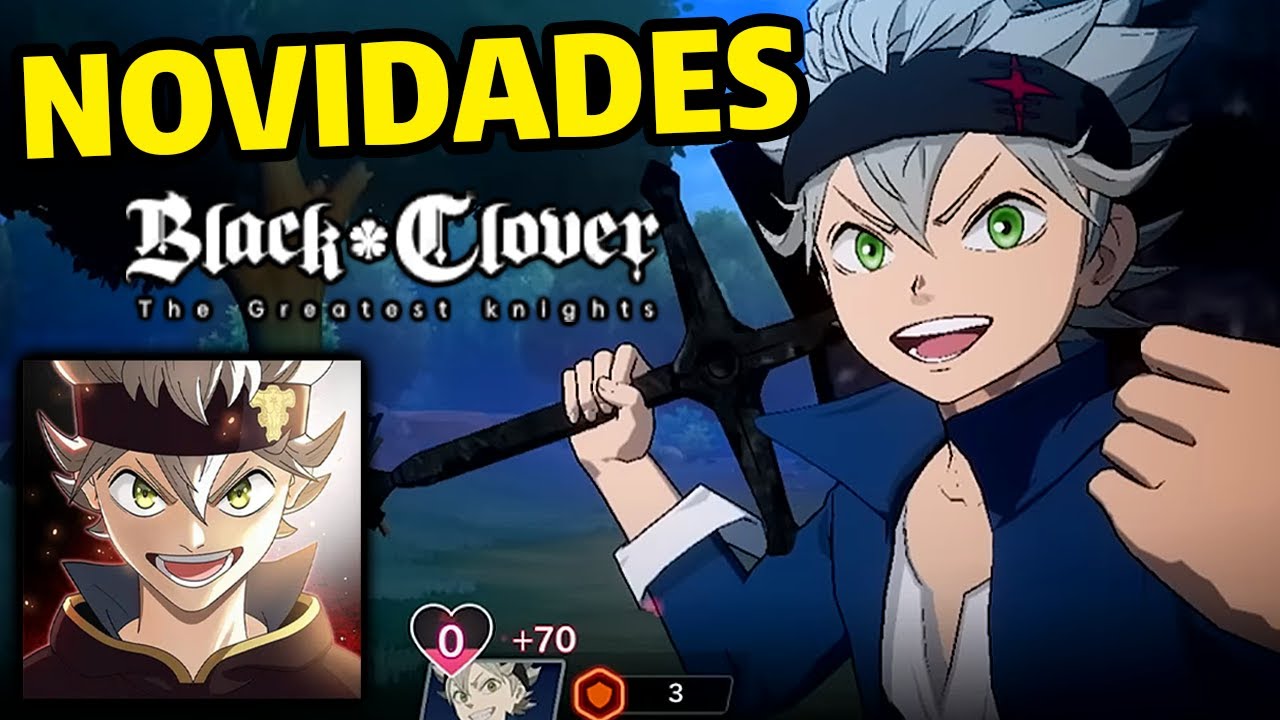 RESUMO DA LIVE! 4 NOVIDADES DE BLACK CLOVER MOBILE - Black Clover Rise ...