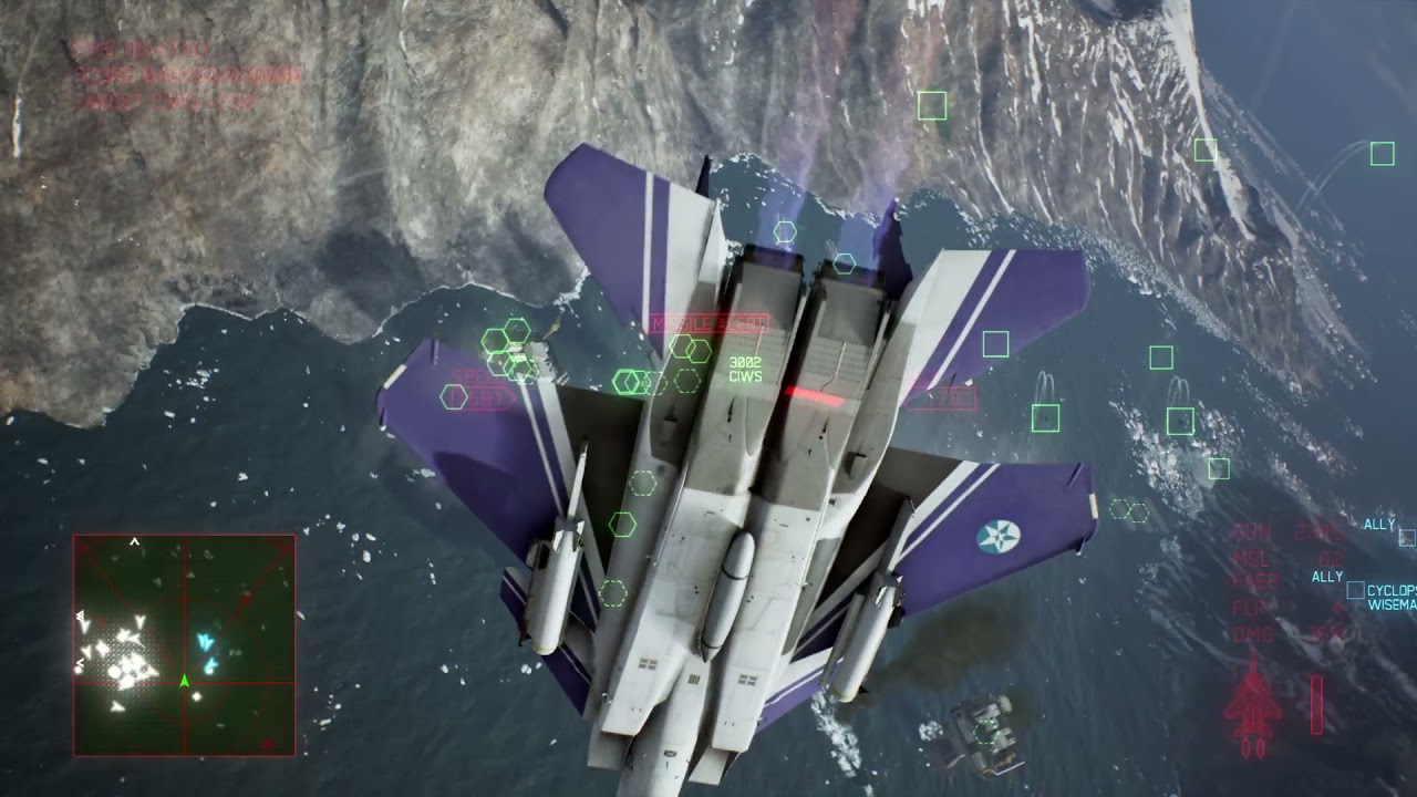 Ace Combat 7 Fleet Destruction Ace Difficulty - YouTube