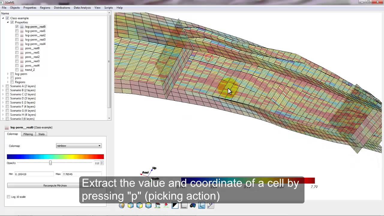 ENERGY/GES 246 : SGeMS visualization tutorial - YouTube