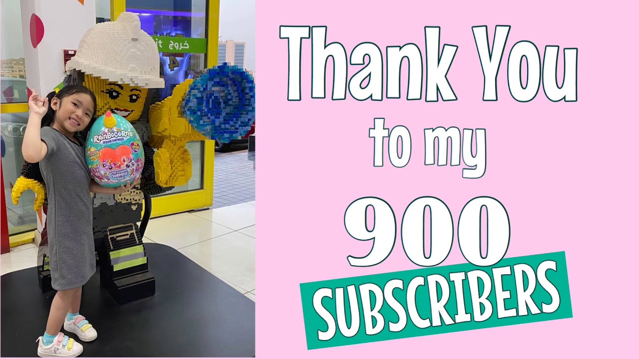 900 Subscribers - YouTube