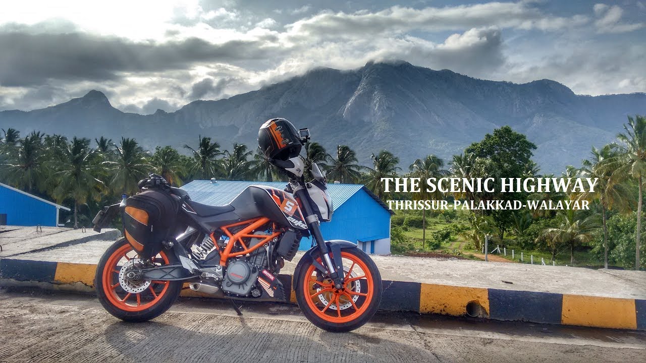 The Scenic Highway (NH544) | Thrissur-Palakkad | KTM 390 Duke - YouTube