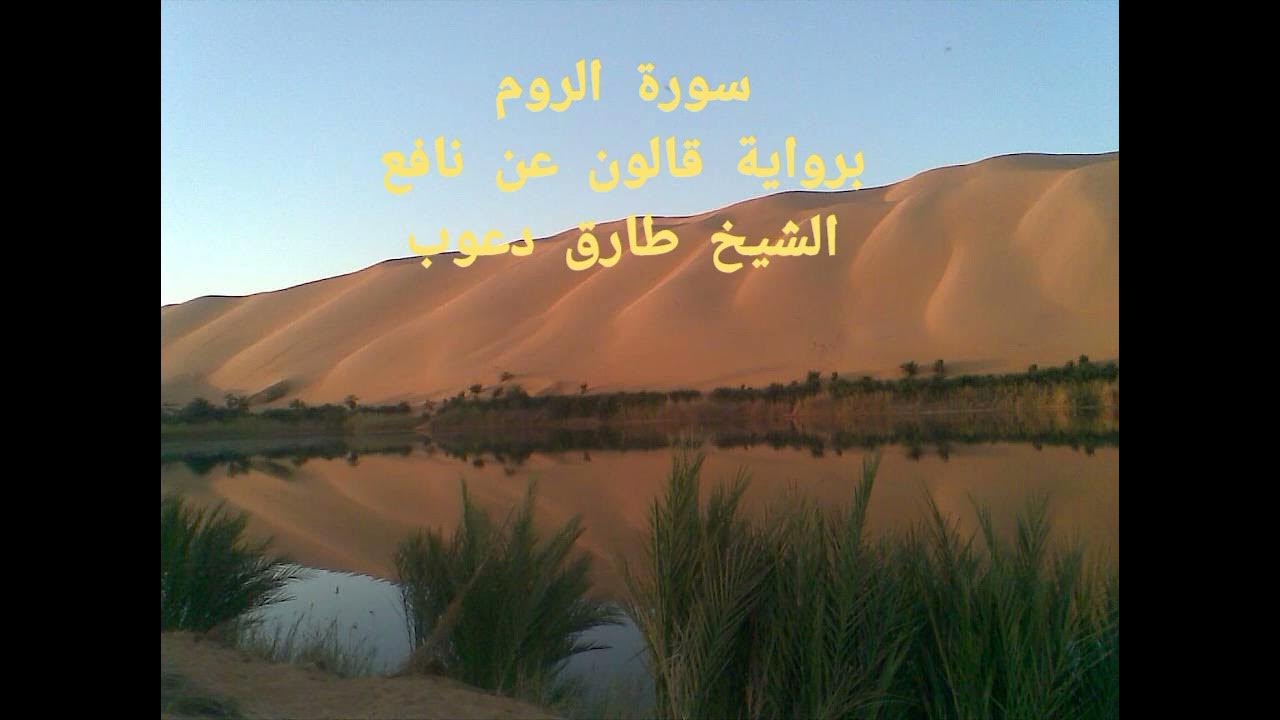 سورة الروم برواية قالون عن نافع المدني بصوت القارئ الليبي الشيخ طارق