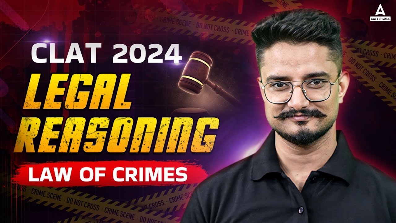Clat 2024 Legal Reasoning Law Of Crimes Clat Preparation 2024 Class 1 Youtube