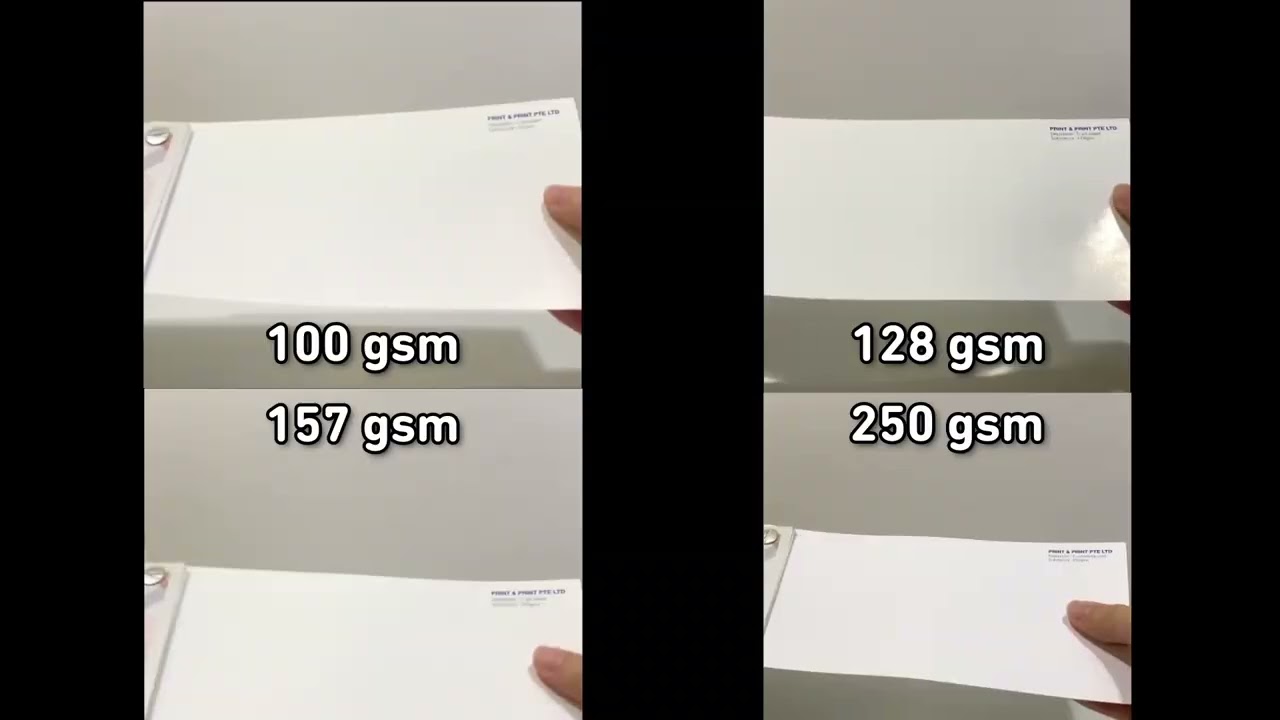 250 GSM Paper Showcase Comparison YouTube 250 GSM Paper Showcase Comparison YouTube