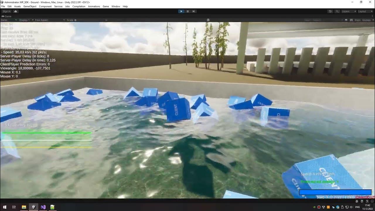 Unity3D MP_SDK Buoyancy Test - YouTube