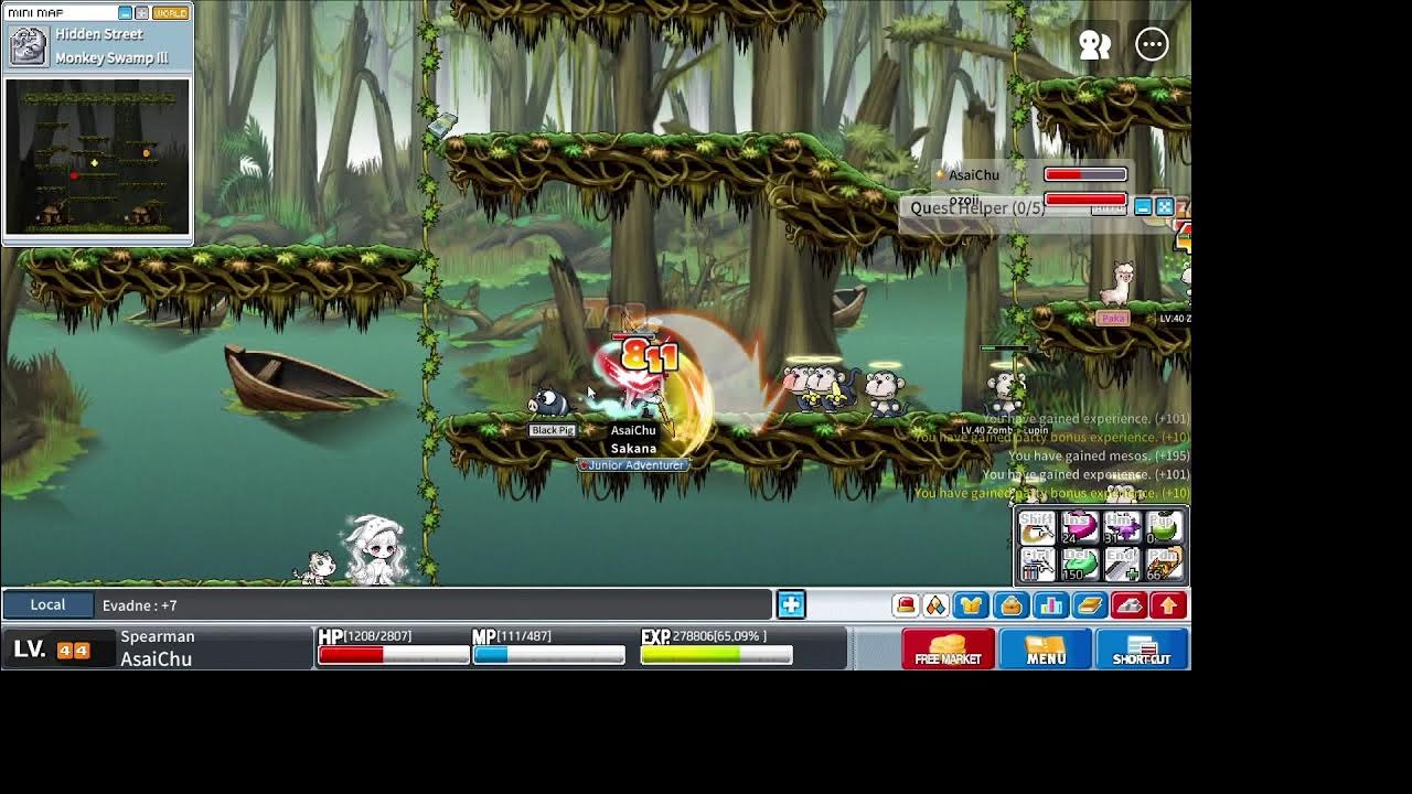 楓之谷(Artale)龍騎士之路 打完15場101啦 - YouTube