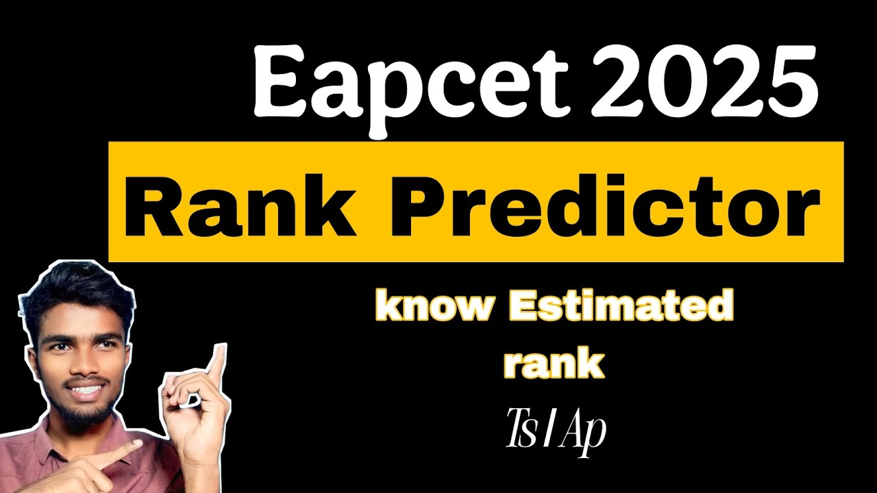 Ts eamcet 2025 Rank Predictor 🤫 conform your rank now 🥳🥳#eamcet2025 ...