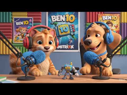 Cat and dog talk about ben10 and many others show #cartoon  #animation #funny 