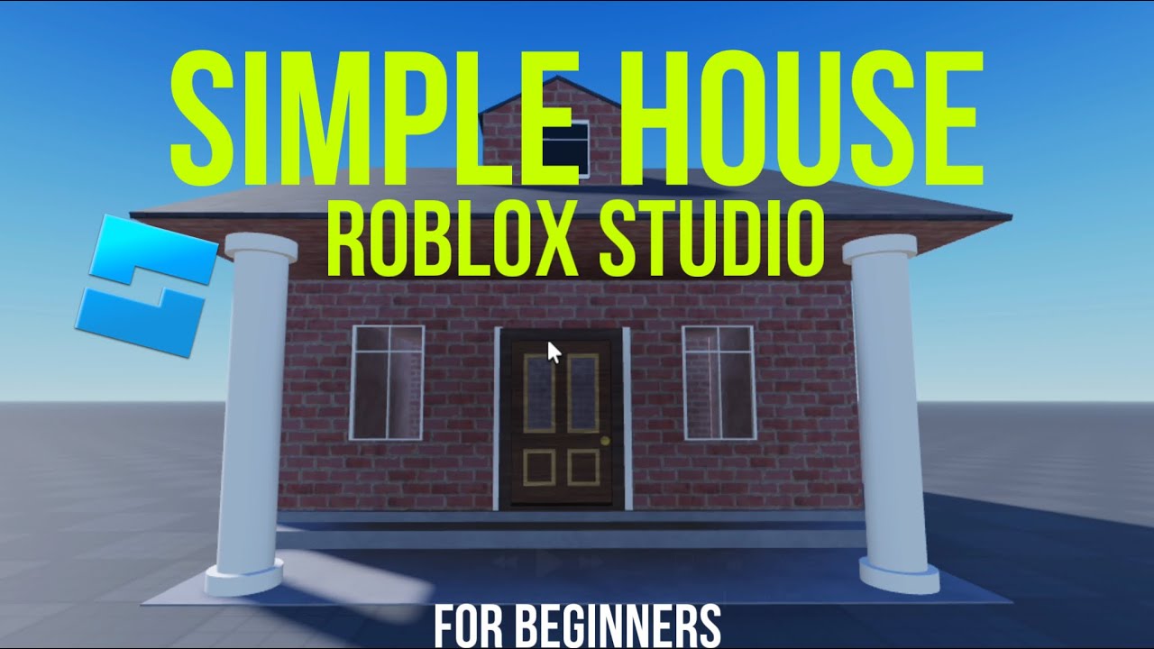 How to make small house in Roblox studio for beginners!! - YouTube