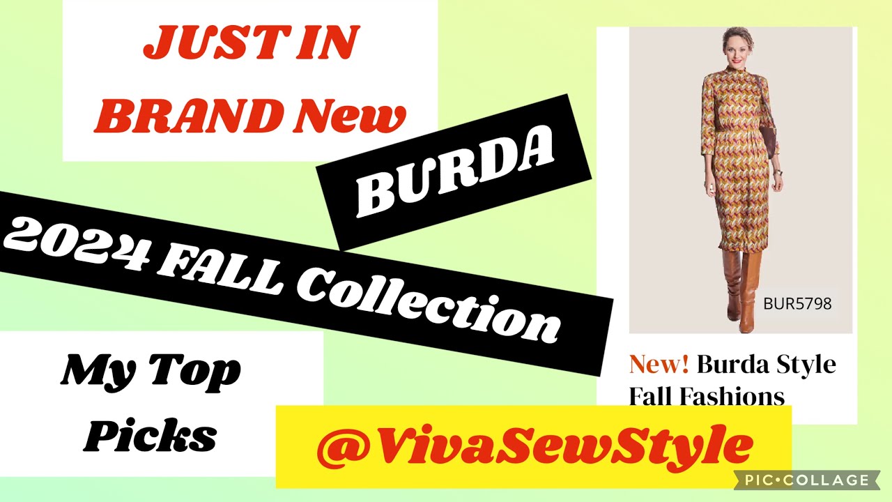 JUST IN NEW RELEASE BURDA Fall 2024 Pattern Collection | My Top Picks ...