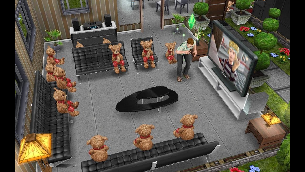Sims FreePlay - Teddy Bear Infestation [Living Teddy Bear Video] - YouTube