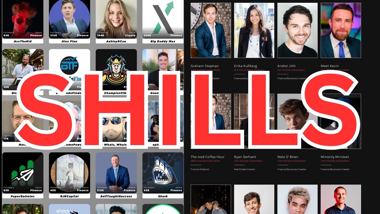 Finance Shill Network Creators Agency + Wolf Financial - YouTube