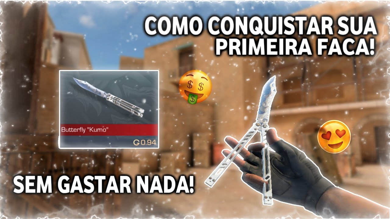 CONSEGUINDO PRIMEIRA SKIN FACA DE GRAÇA STANDOFF 2/Método Sem erros ...