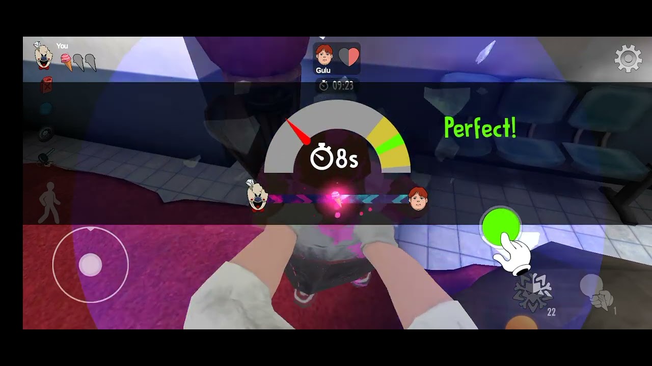 ice cream uncle multiplayer : | meena & gulu play this game 🎮🙈🤖🎃 - YouTube