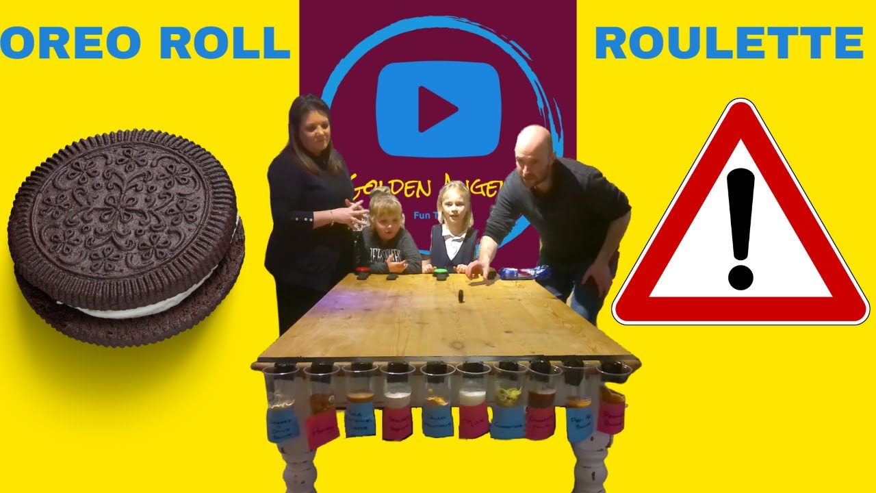 OREO roulette CHALLENGE! #Family #oreo #foodchallenge #reaction - YouTube