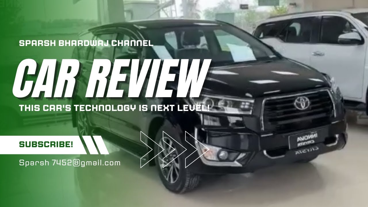 TOYOTA INNOVA CRYSTA BLACK COLOUR 2024 __ INNOVA 2024 VX Upd - YouTube