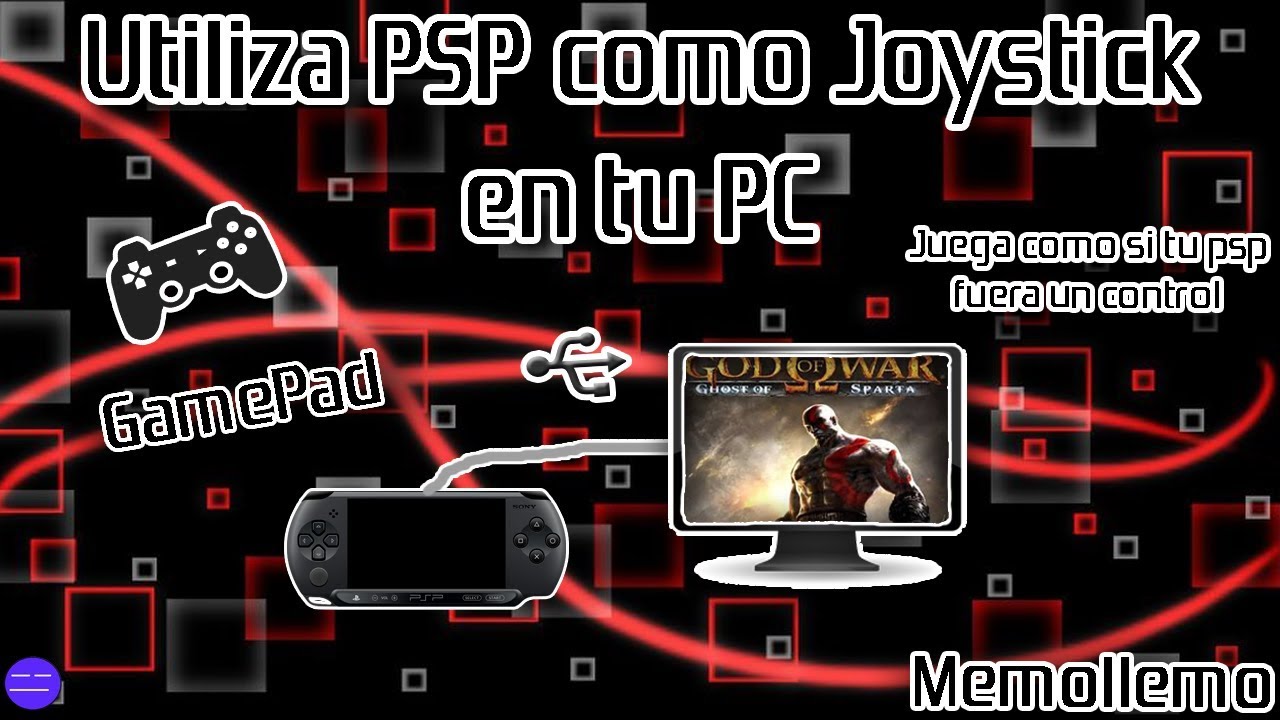 Utilizar PSP como Mando Joystick en PC | FusaGamePad | - YouTube