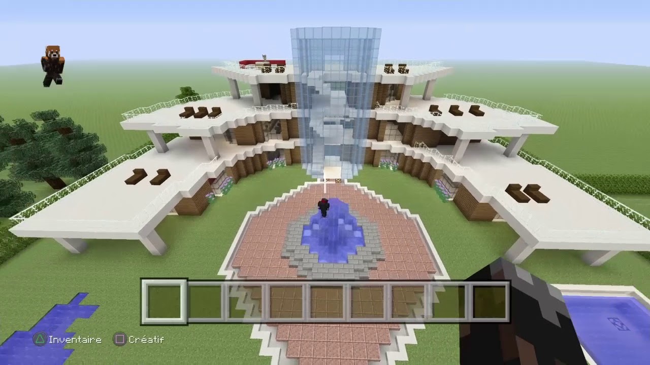 Présentation de ma plus grande ville minecraft !!! PS4 - YouTube