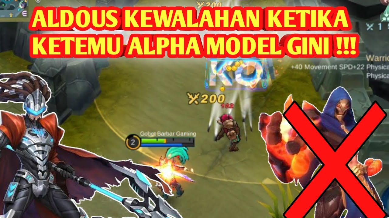 Cara Main Alpha Exp Lane Lawan Aldous | Alpha Gameplay 2023 | Alpha ...